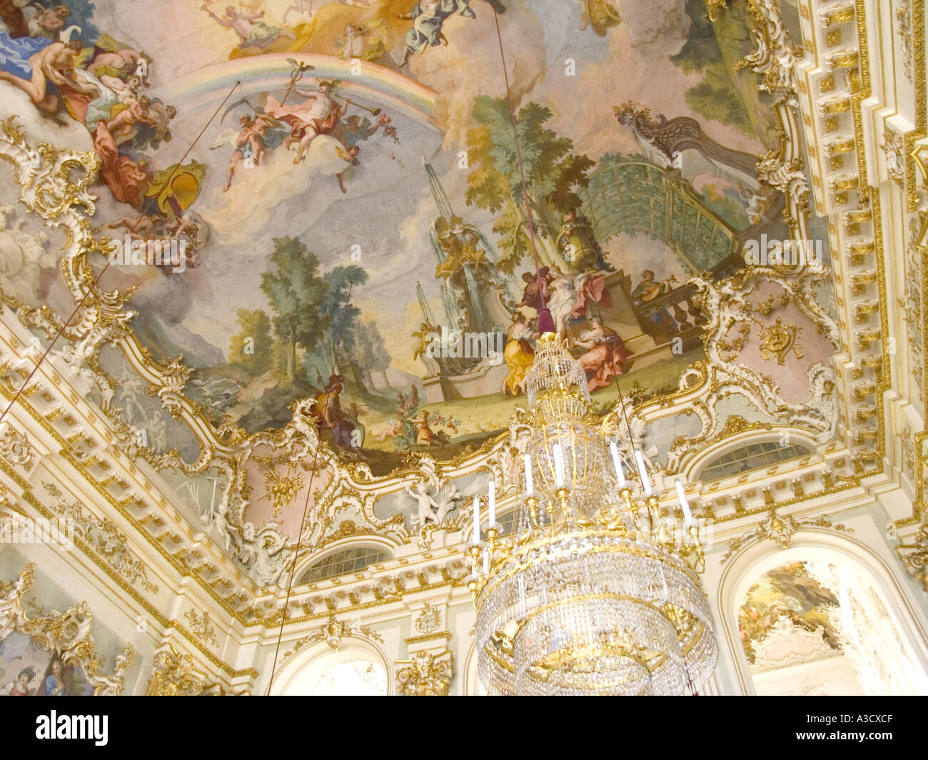 Nymphenburg castle drawing hi-res stock photography and images - Alamy