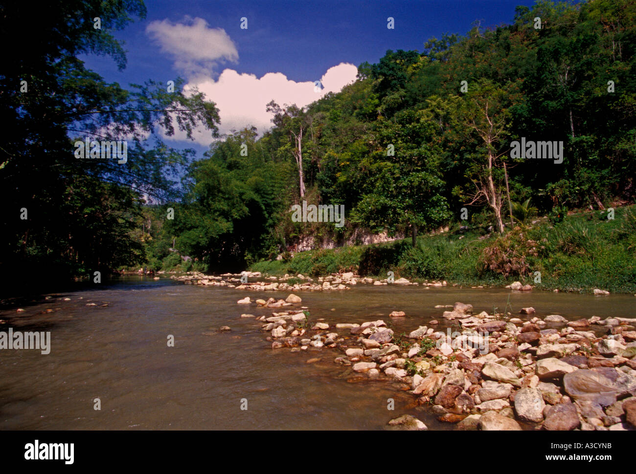 bamboo raft trip, The Great River, Great River, village of Lethe ...