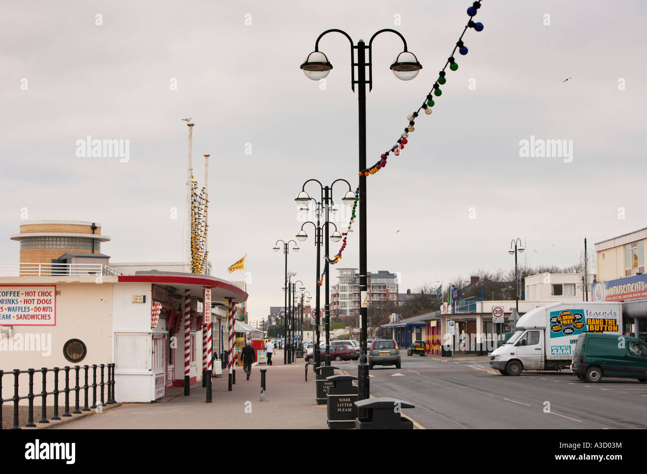 Promenade at Cleethorpes Lincolnshire England UK Stock Photo - Alamy