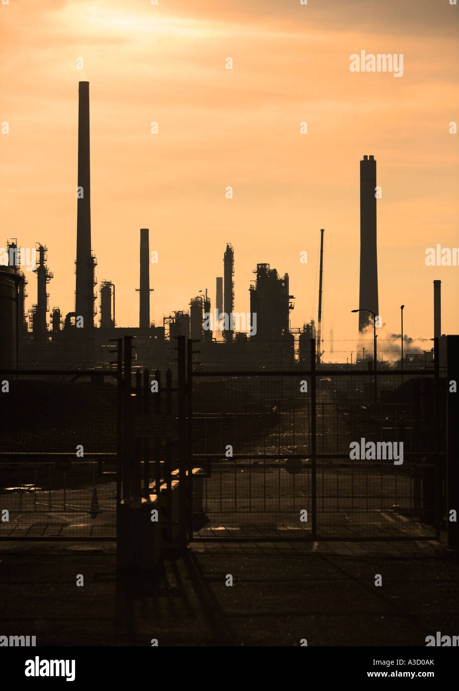 Oil refinery, England, UK Stock Photo - Alamy