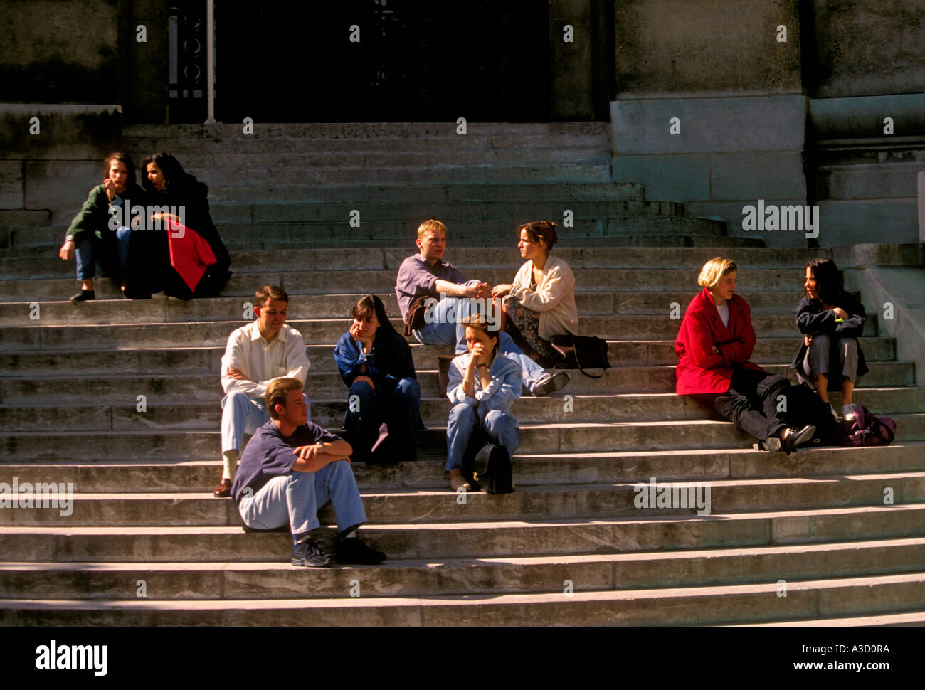 Male university students paris hi-res stock photography and images - Alamy