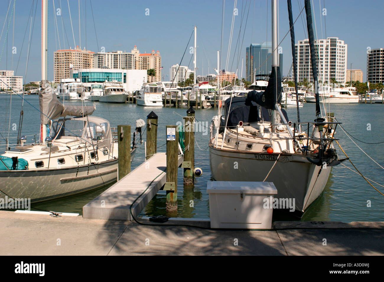 Harbor in Sarasota Florida USA Stock Photo - Alamy