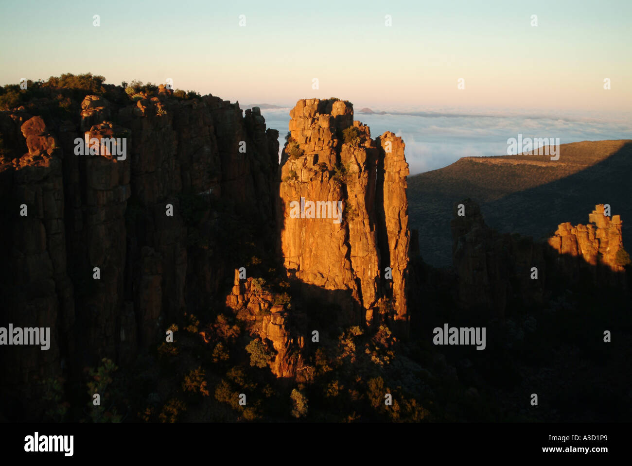 Valley Of Desolation in the Eastern Cape. A geological phenomenon; a ...