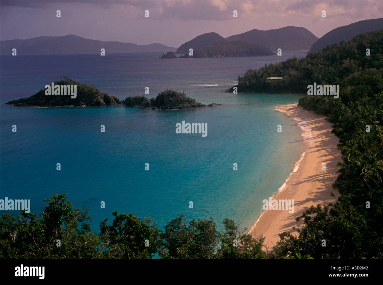 St john usvi trunk bay beach hi-res stock photography and images - Alamy