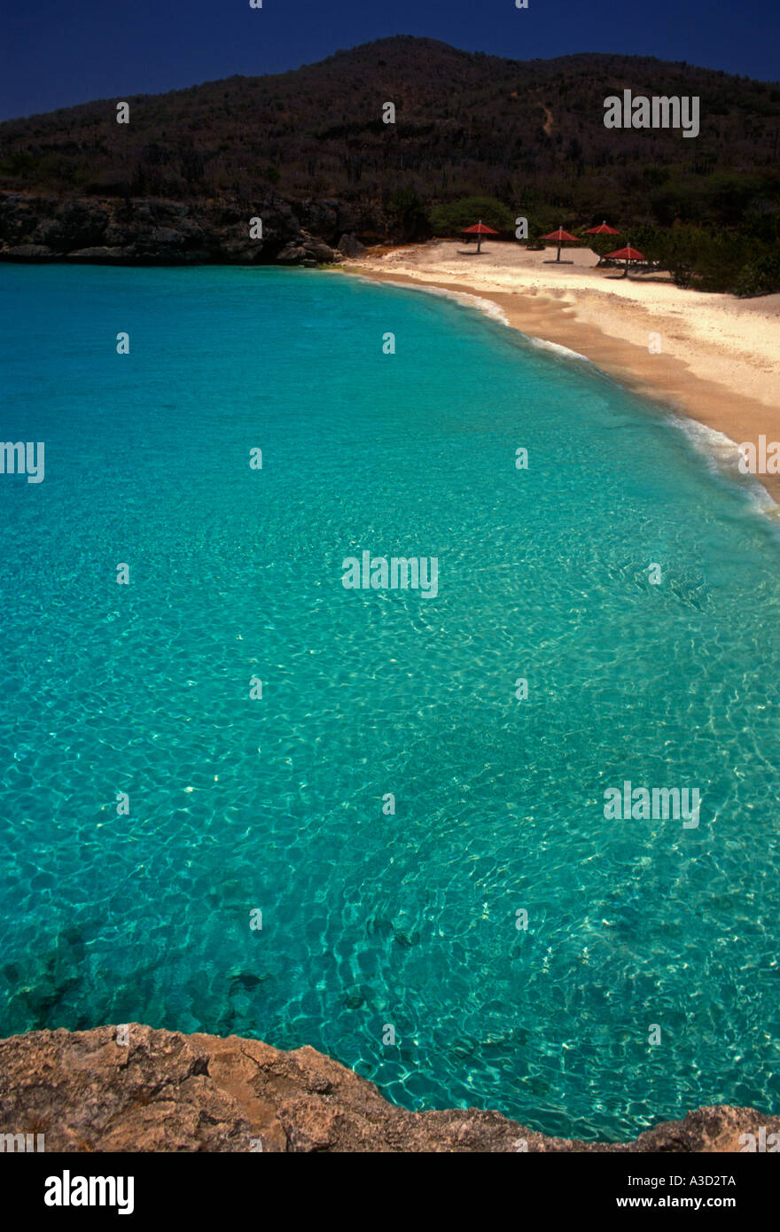 Big Knip beach, Knip Bay, Curacao, Caribbean Stock Photo - Alamy