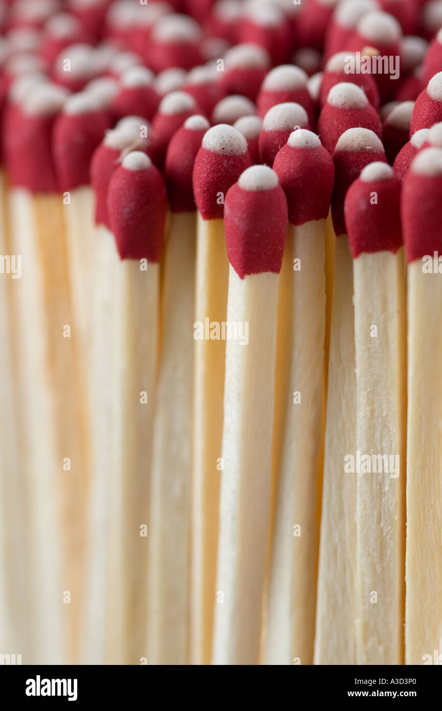 Stack of wooden matches Stock Photo - Alamy