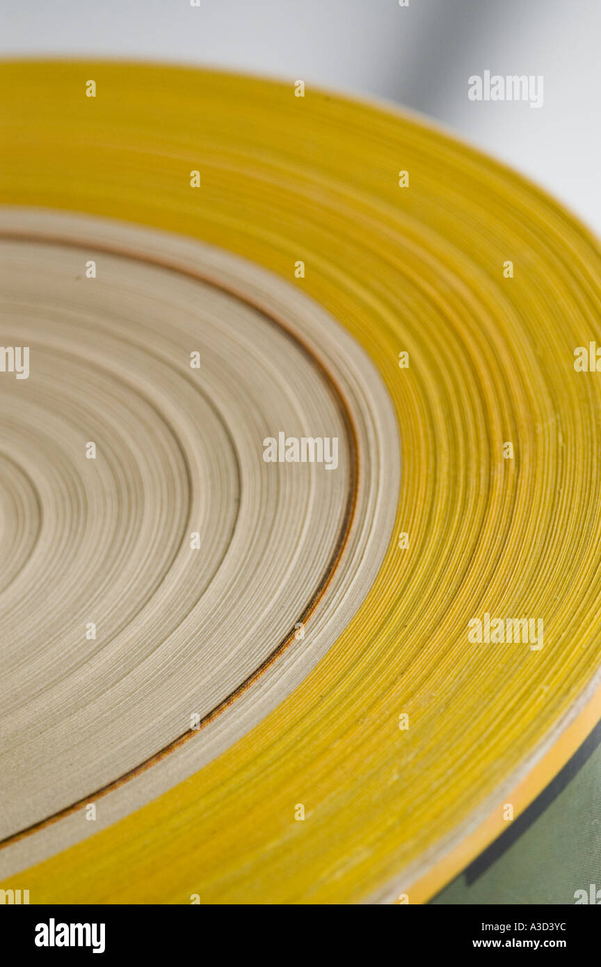 Side view of thick reference book or directory Stock Photo - Alamy