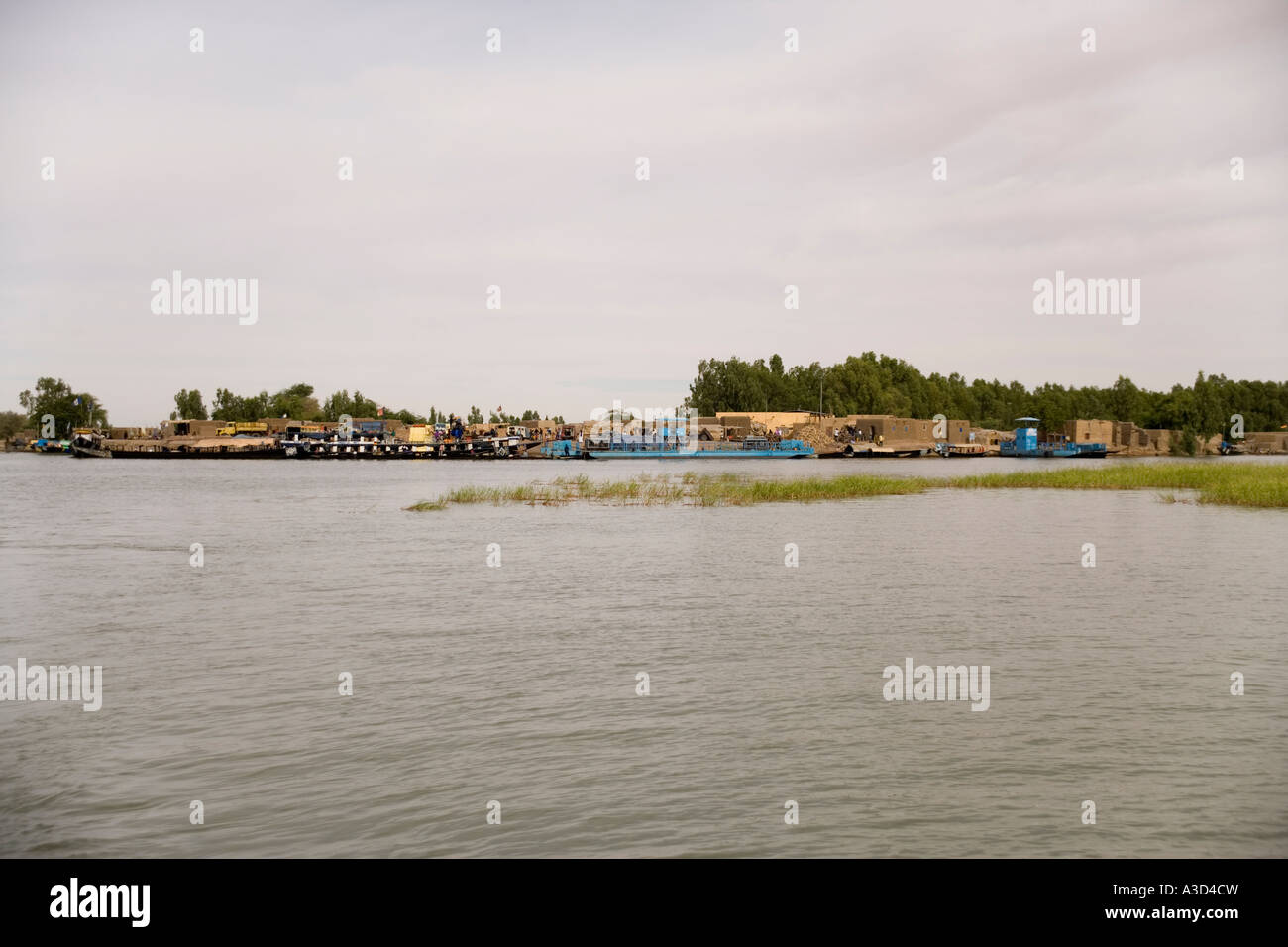 Korioume the port of Timbuktu and the Niger river,Mali,West Africa ...