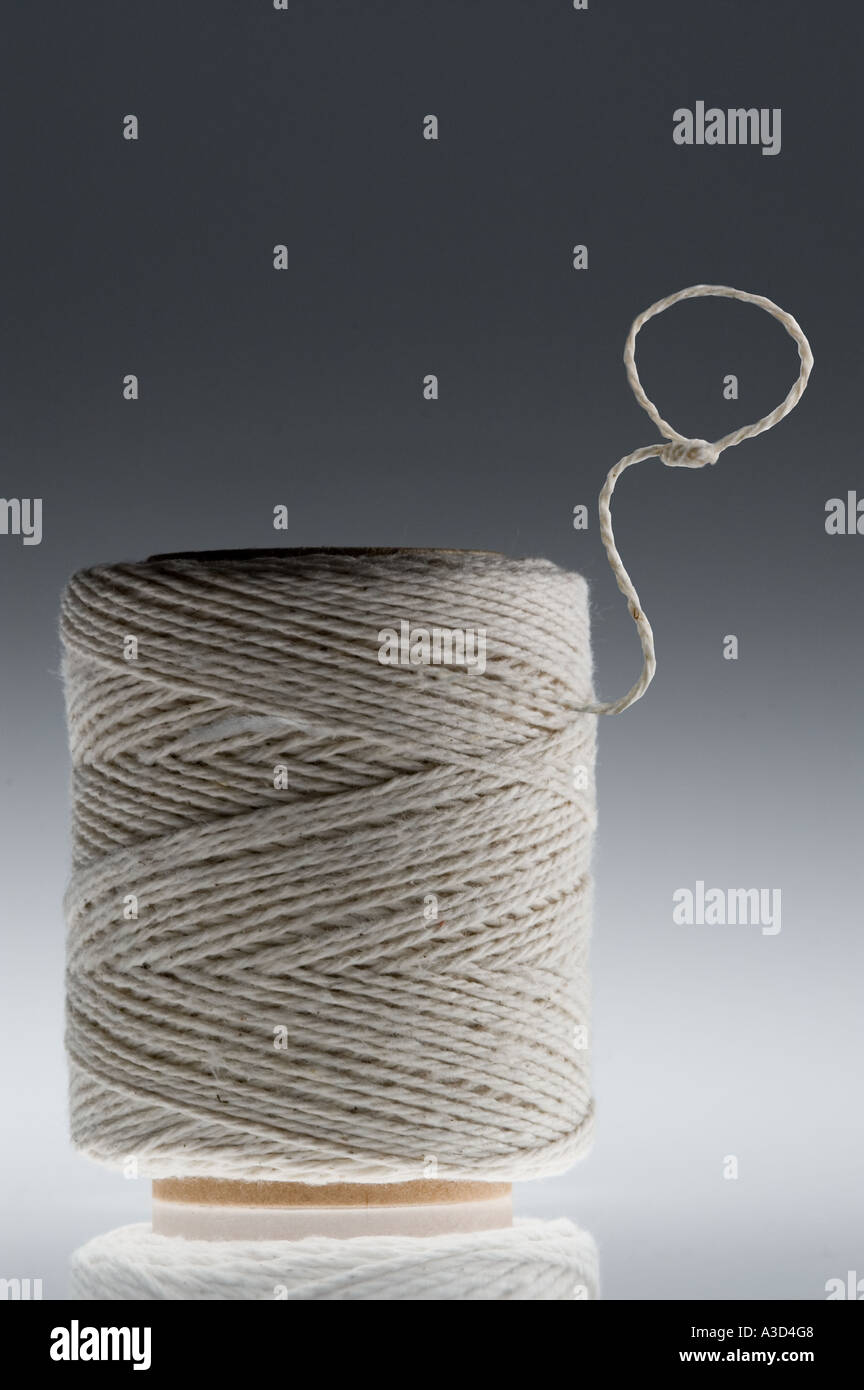 Spool of string Stock Photo - Alamy