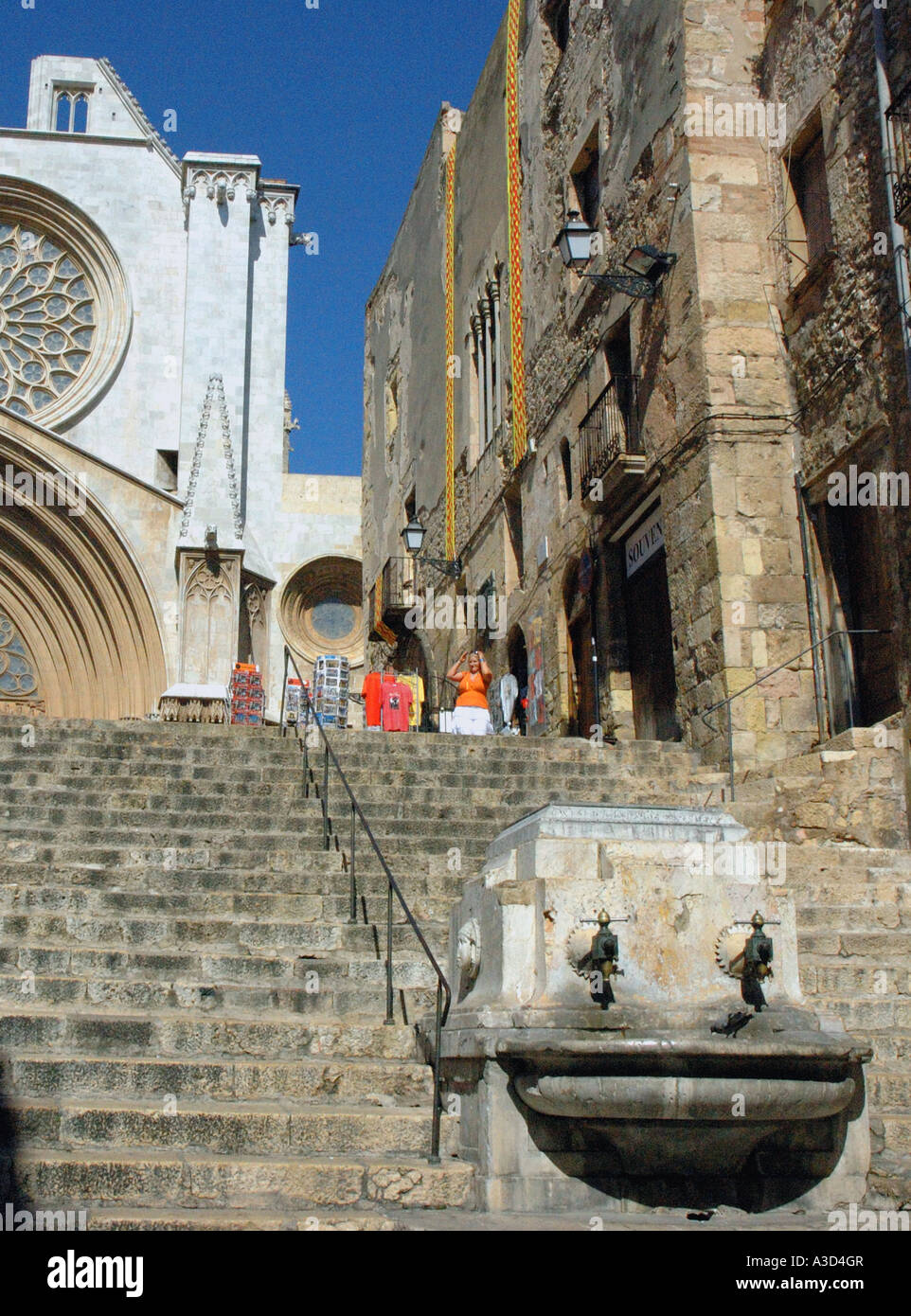 Cathedral Santa Tecla Tarragona Catalonia Catalunya Cataluña Costa ...