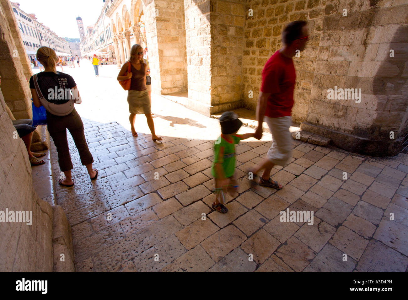 Stradun passage, entrance Stock Photo - Alamy