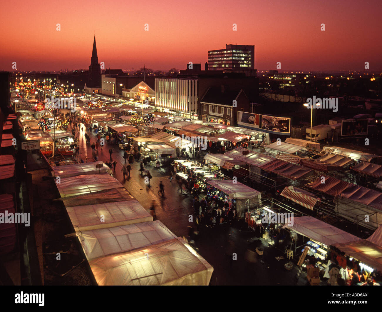 Aerial view of romford market hi-res stock photography and images - Alamy