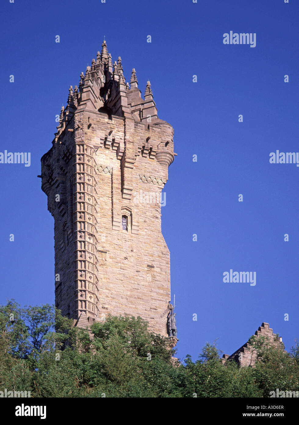 The National Wallace Monument a sandstone tower standing on the summit ...