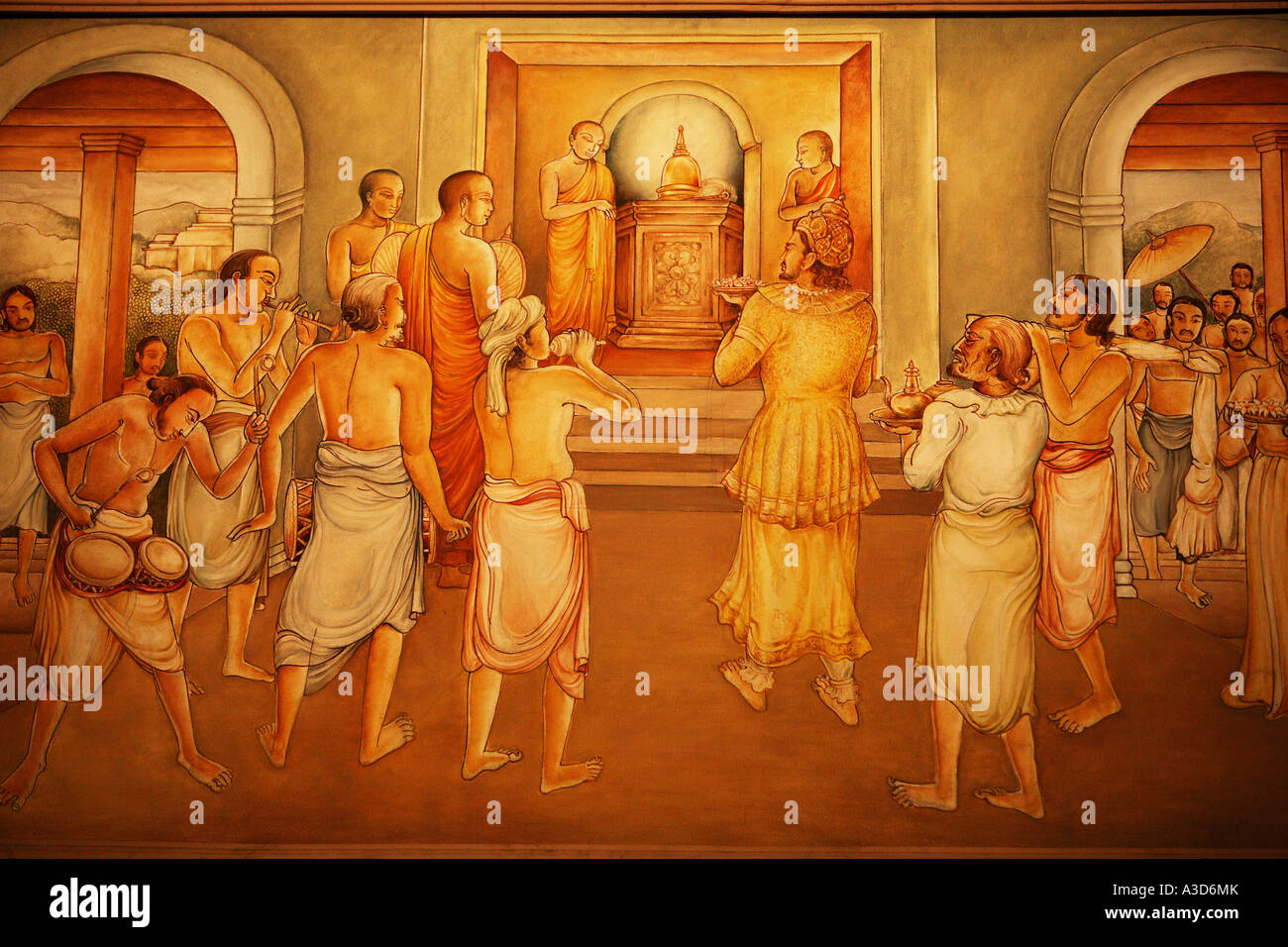 Temple Of The Tooth Painting