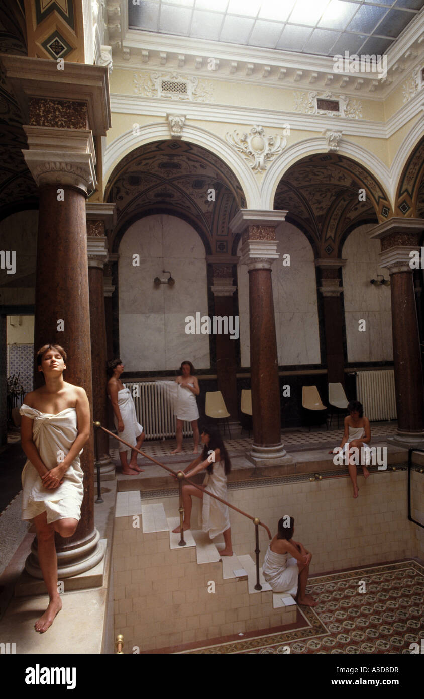 Caesar Baths Marienbad Stock Photo - Alamy