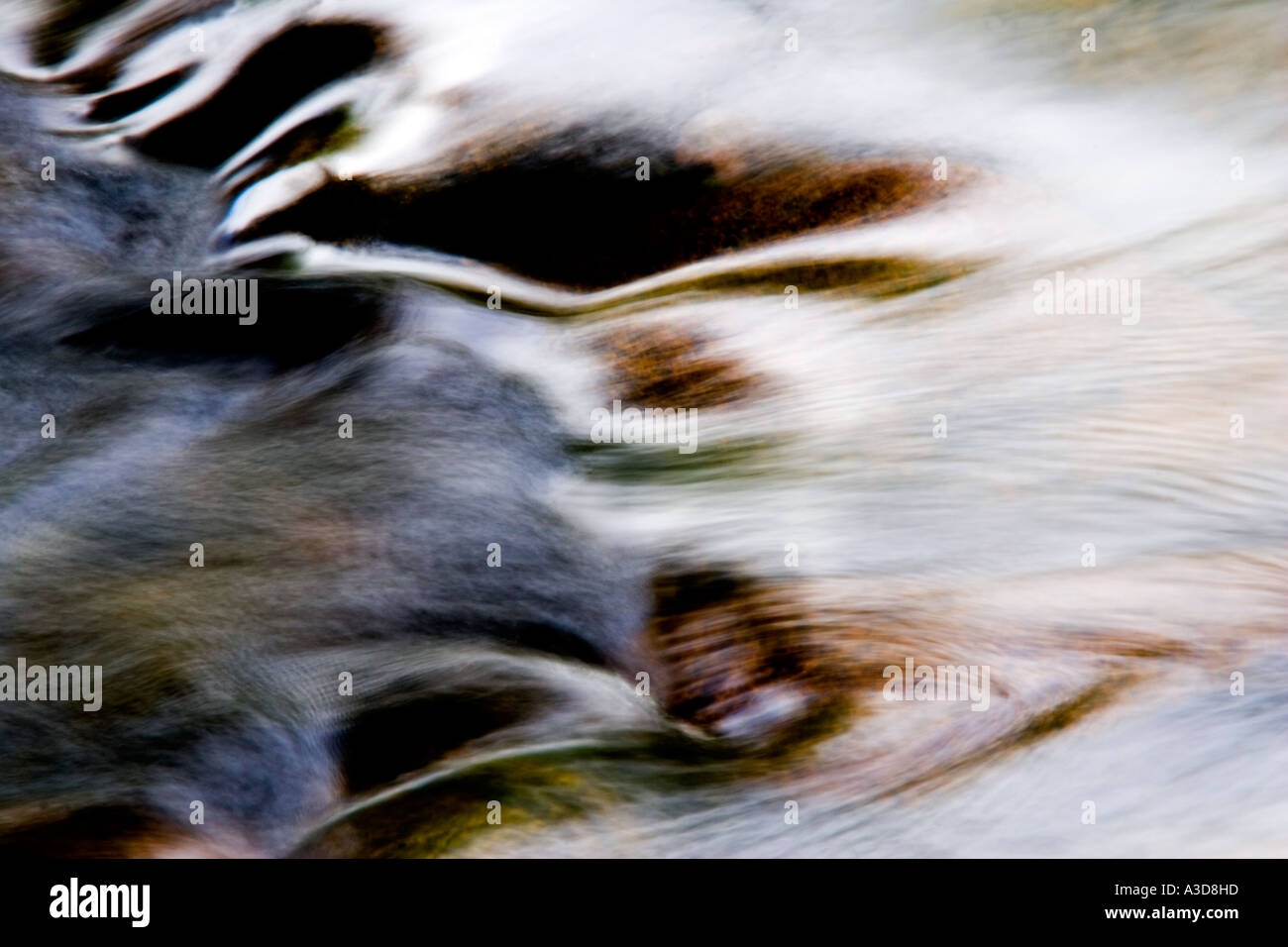 Water over rocks Stock Photo - Alamy