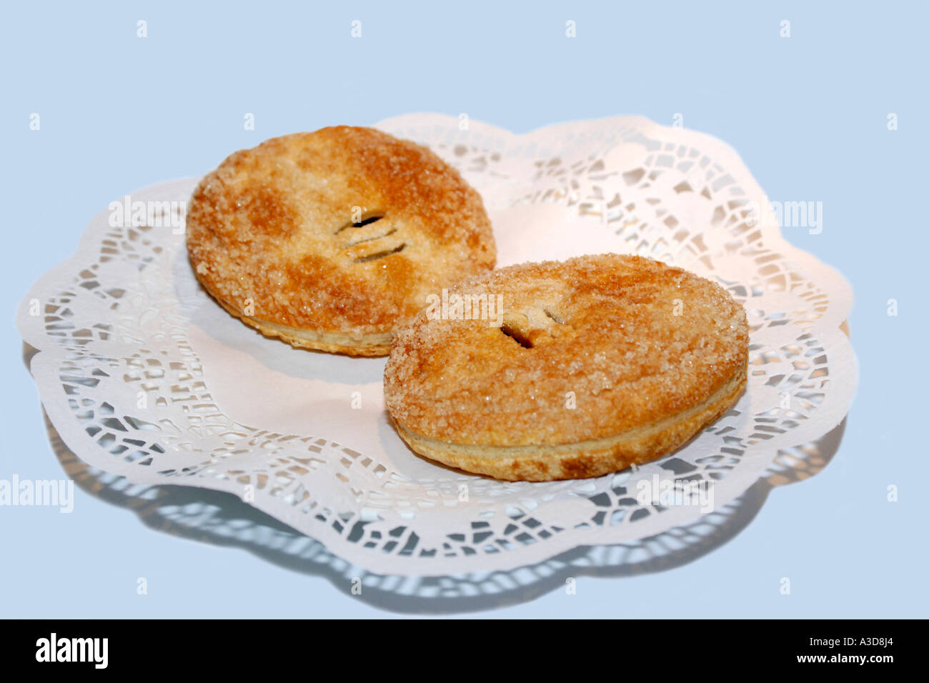 Eccles cakes, traditional filo pastry filled with mincemeat from ...