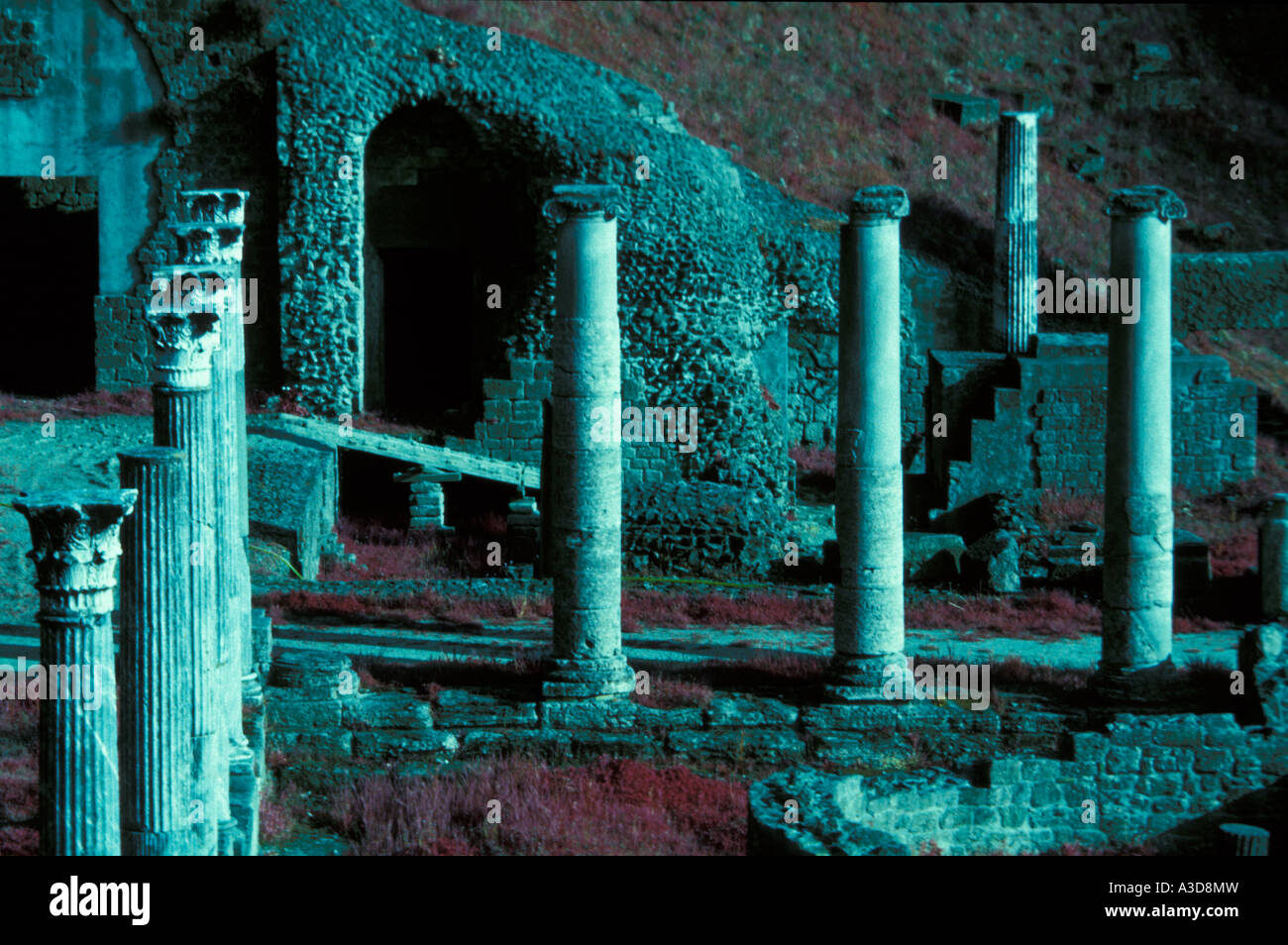 Horizontal europe italy sicily infra red picture st gimignano hi-res ...