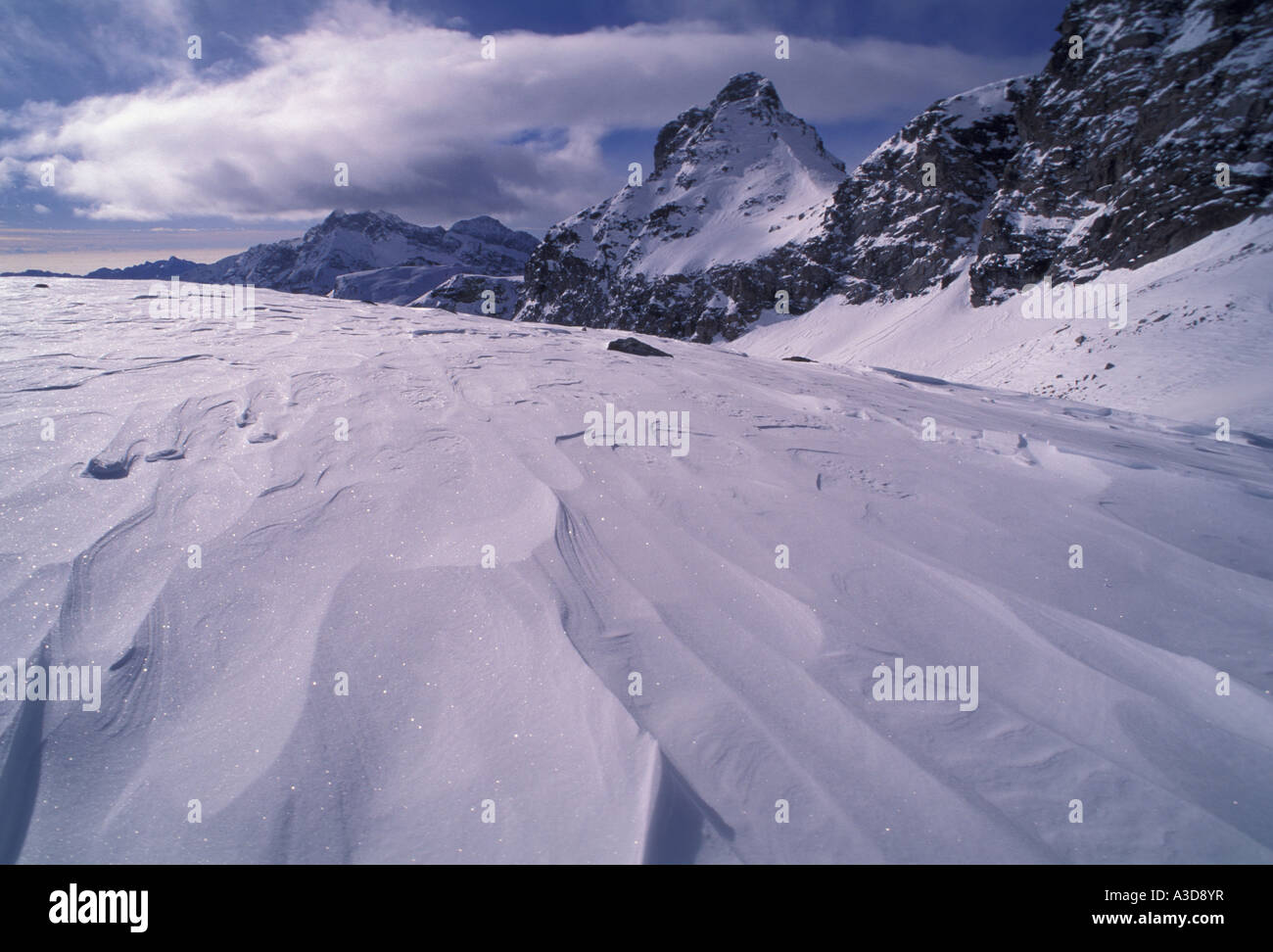 Weather WINTER Mount Rosa Stock Photo - Alamy