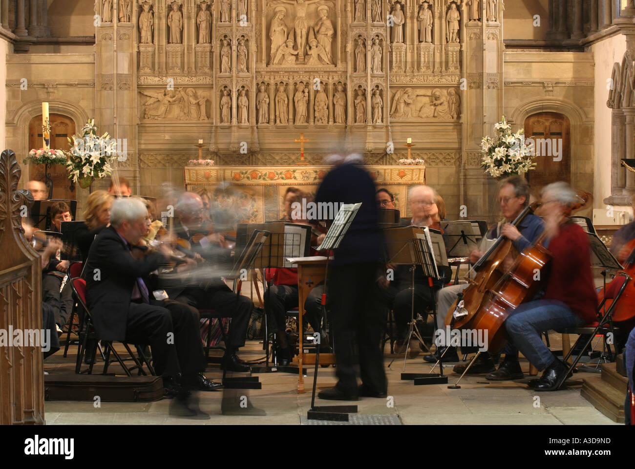 Interior of brecon cathedral hi-res stock photography and images - Alamy