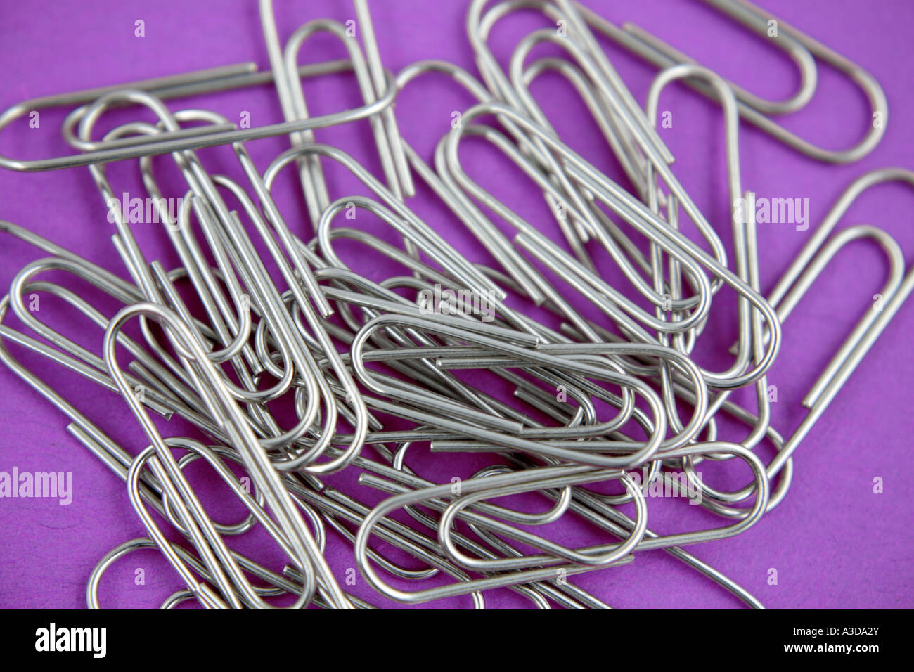 Metal items paperclips hi-res stock photography and images - Alamy
