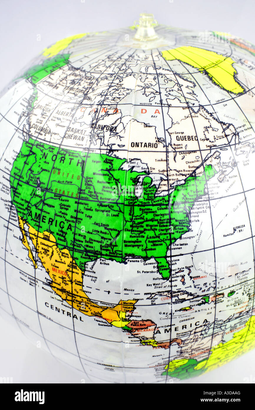 Inflated world globe hi-res stock photography and images - Alamy