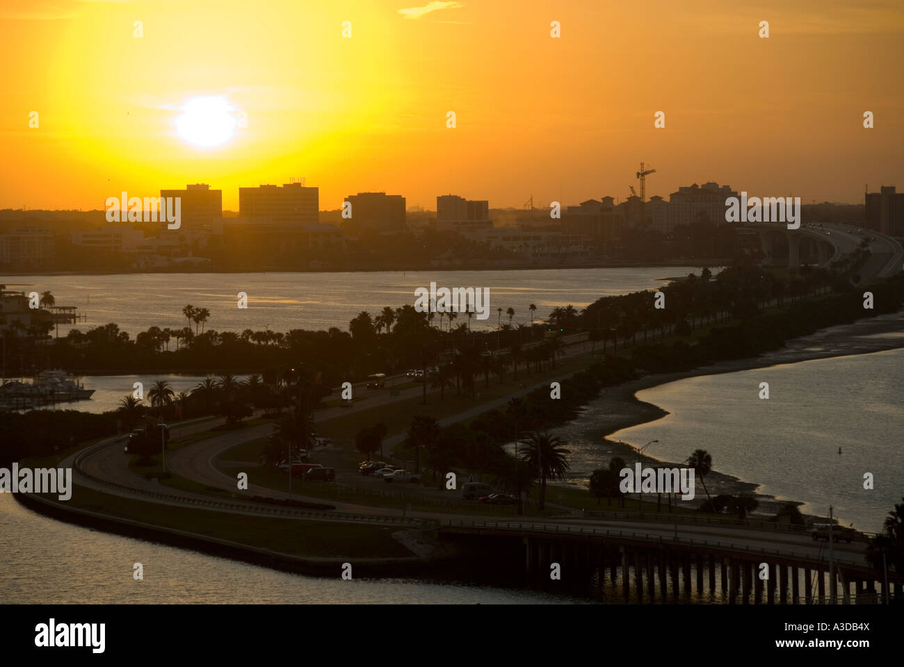 Sunrise Clearwater Florida Stock Photo - Alamy