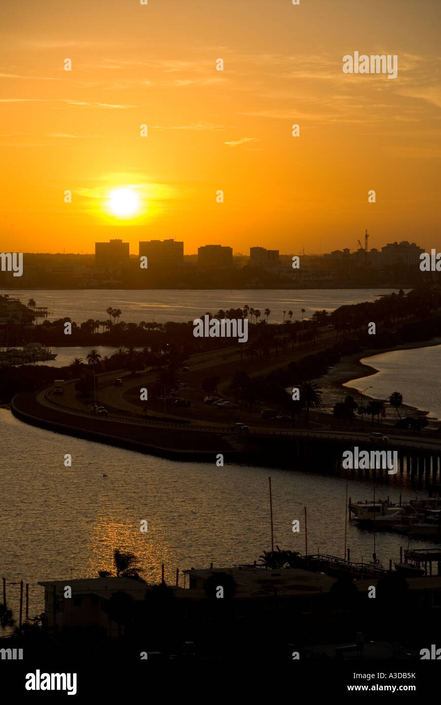 Sunrise Clearwater Florida Stock Photo - Alamy