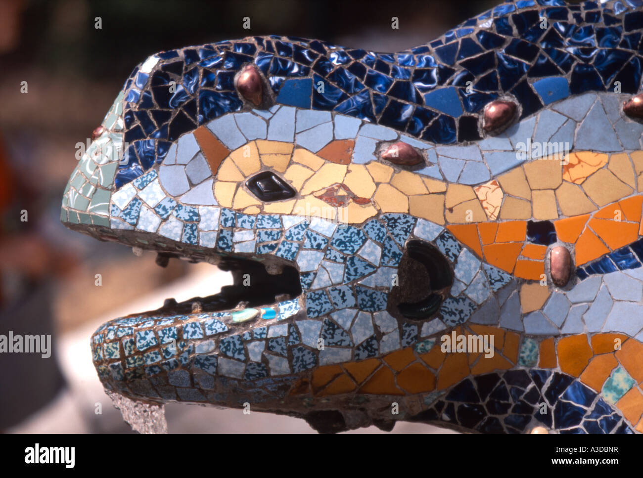Park guell dragon statue antoni gaudi hi-res stock photography and ...
