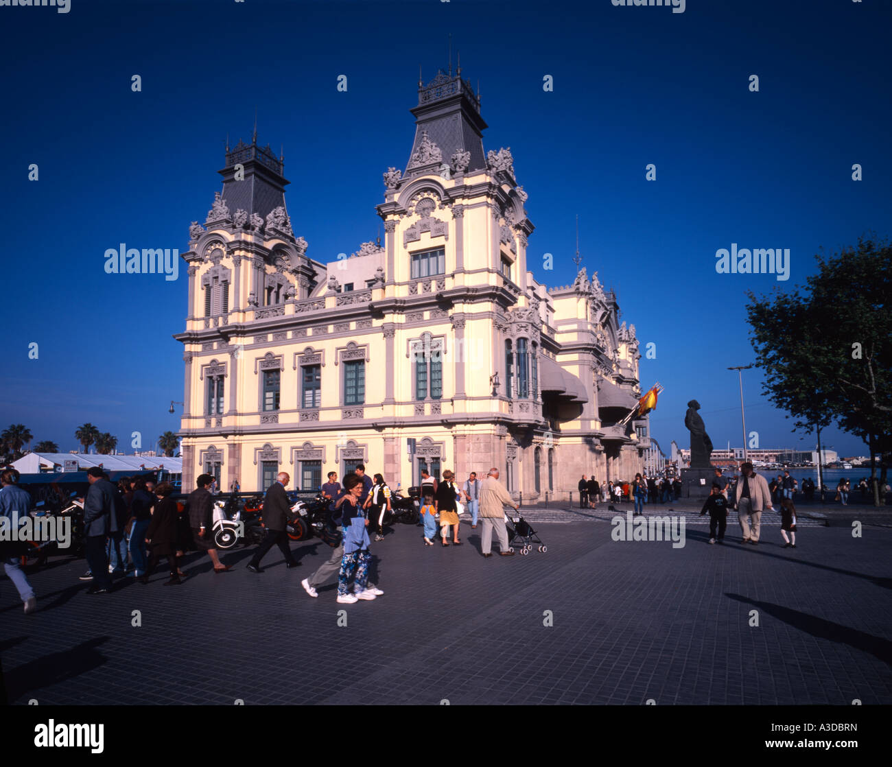 Port Authority Building Barcelona Spain Stock Photo - Alamy