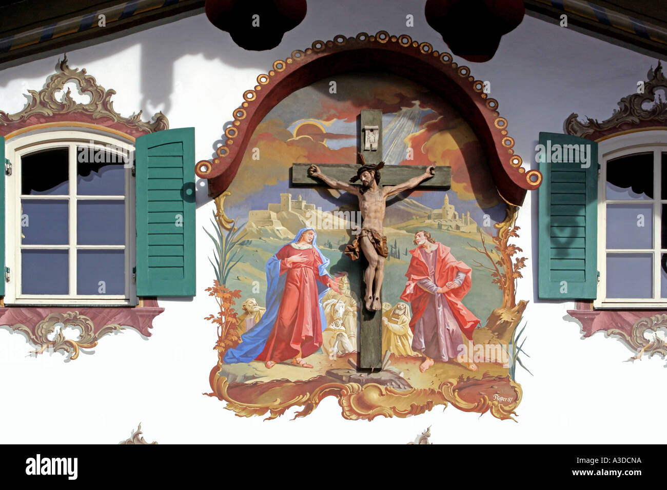 Traditional bavarian mural painting hi-res stock photography and images ...