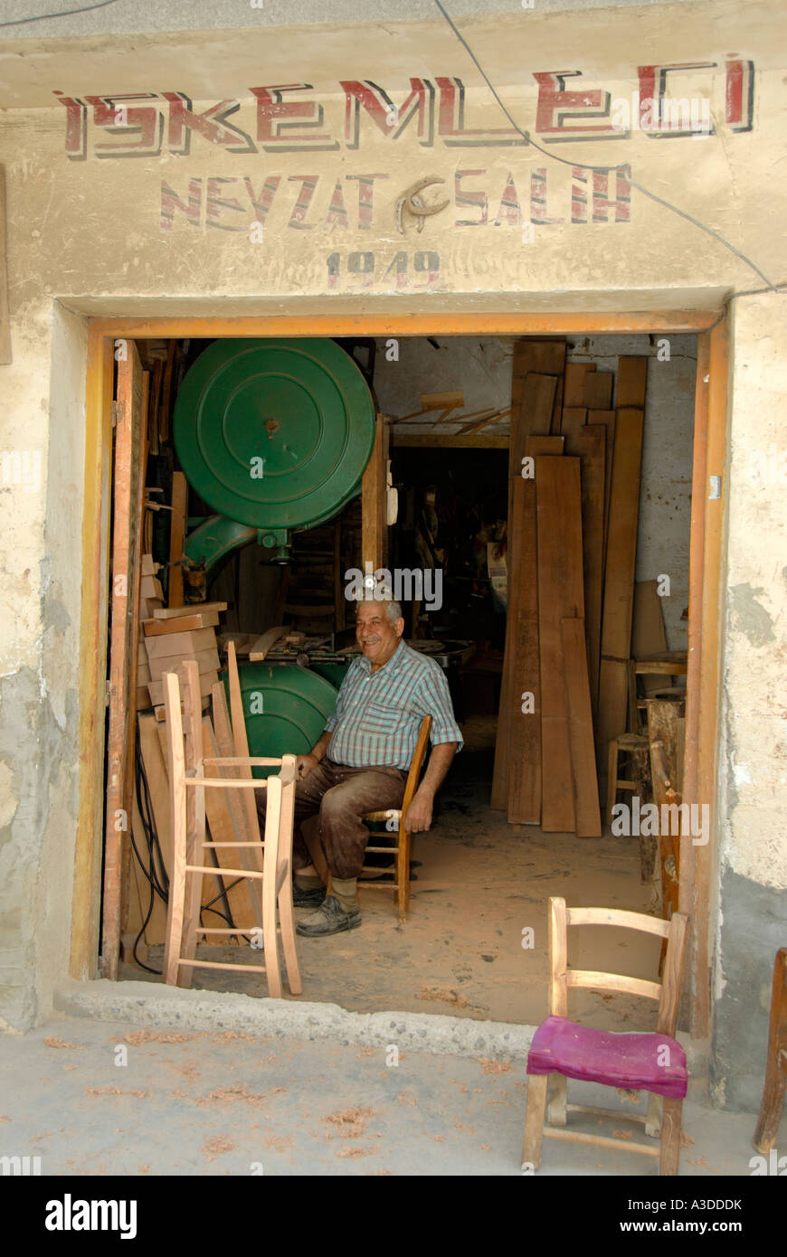 Handicraft shop old carpenter Lefkosa Nicosia North Cyprus Stock Photo ...