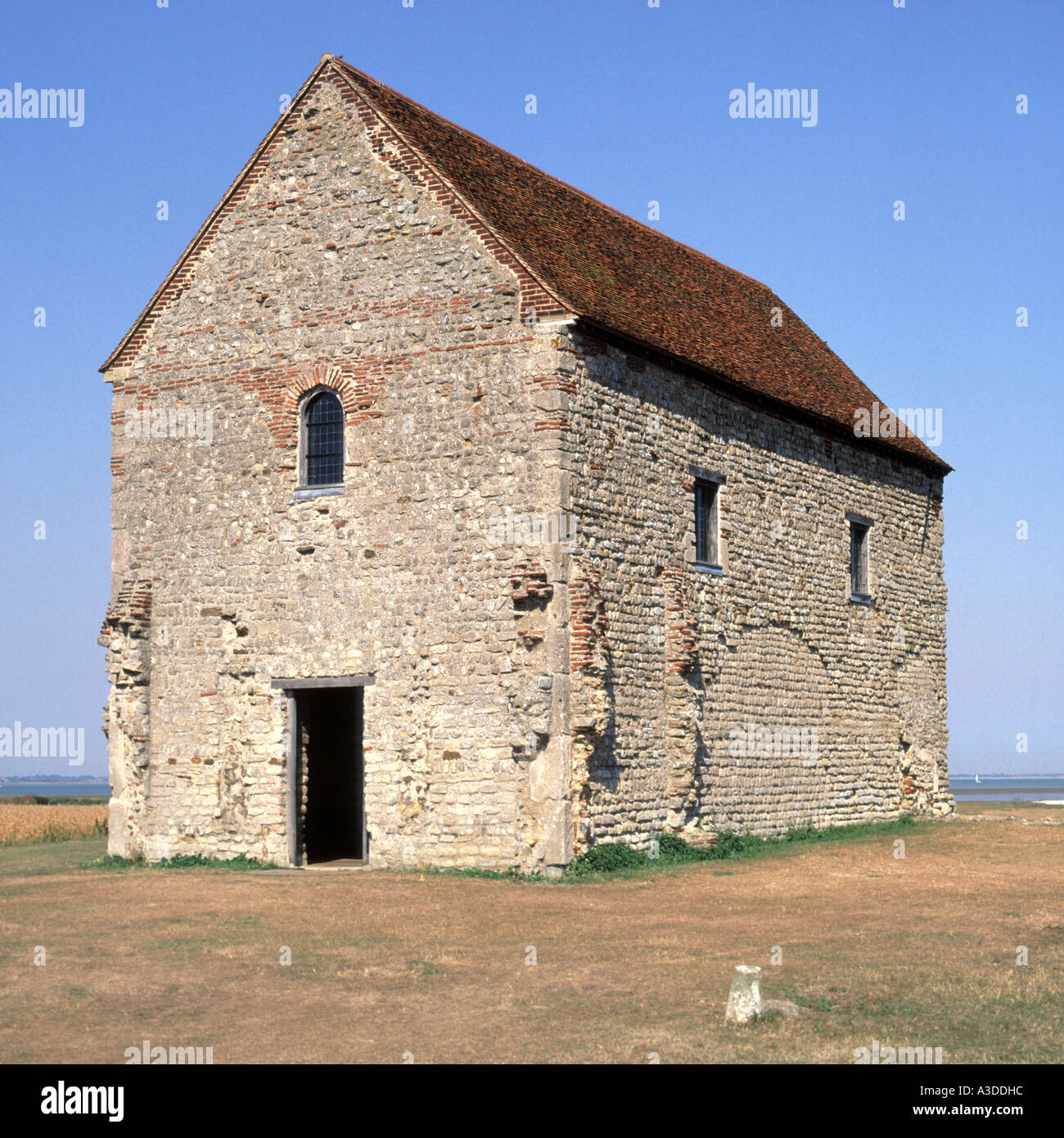 Bradwell on Sea historical St Peter Saxon chapel beside the River ...