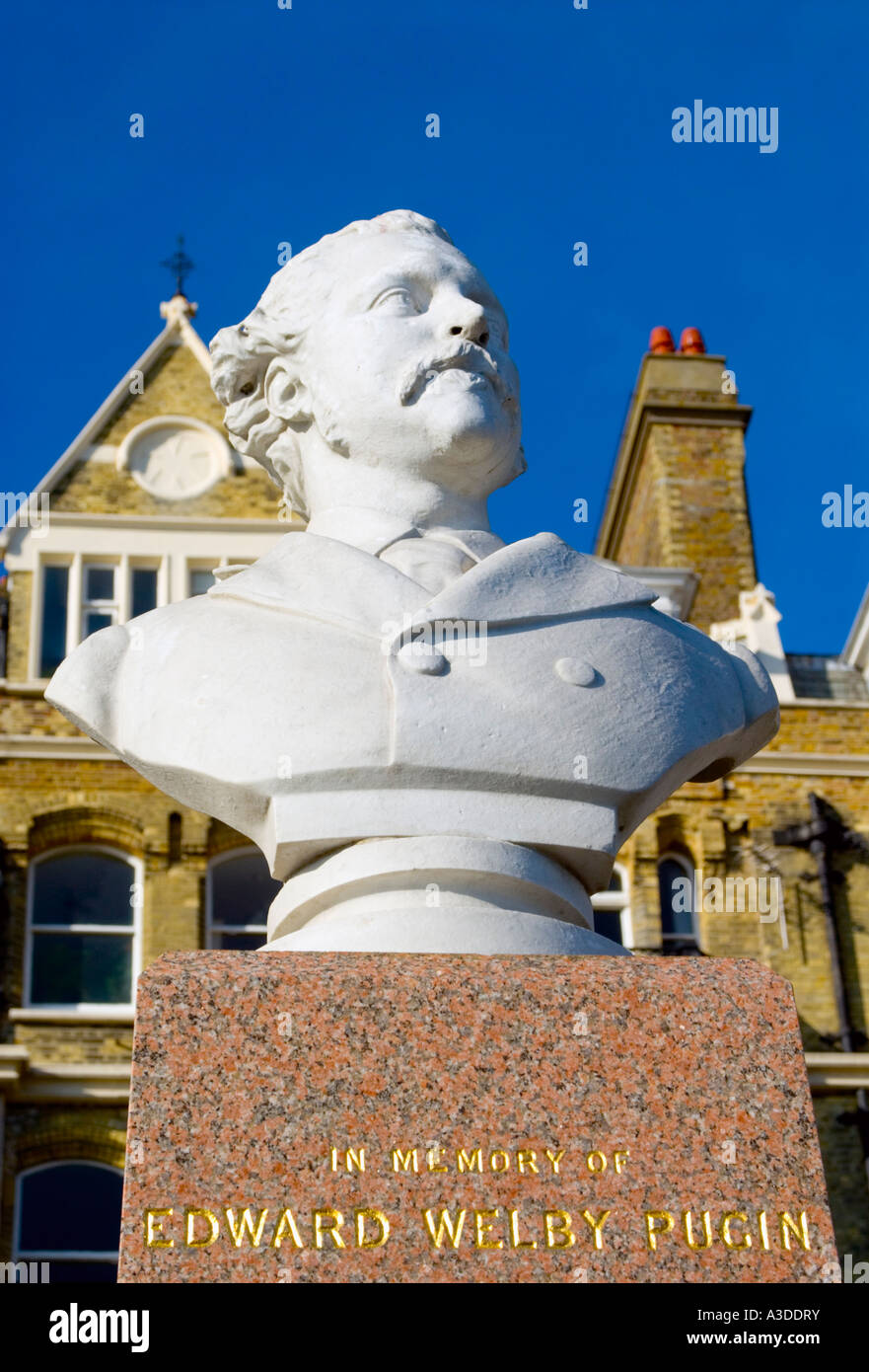 Statue of Edward Welby Pugin, son of Augustus Welby Pugin, and ...