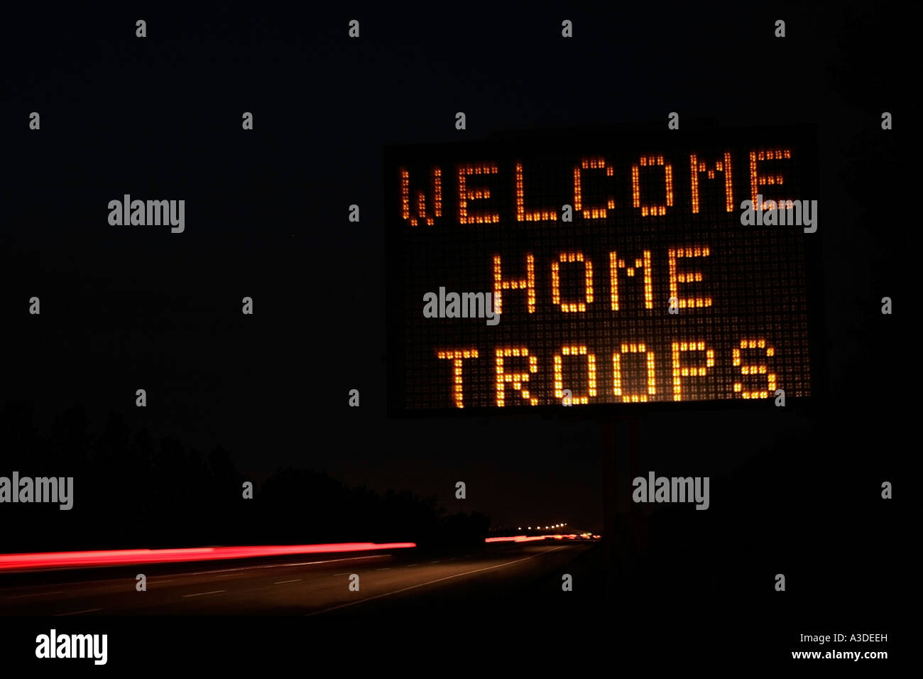 Welcome home sign Stock Photo - Alamy