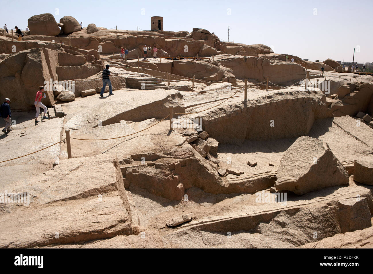 Quarry of the Unfinished Obelisk Aswan Egypt Stock Photo - Alamy