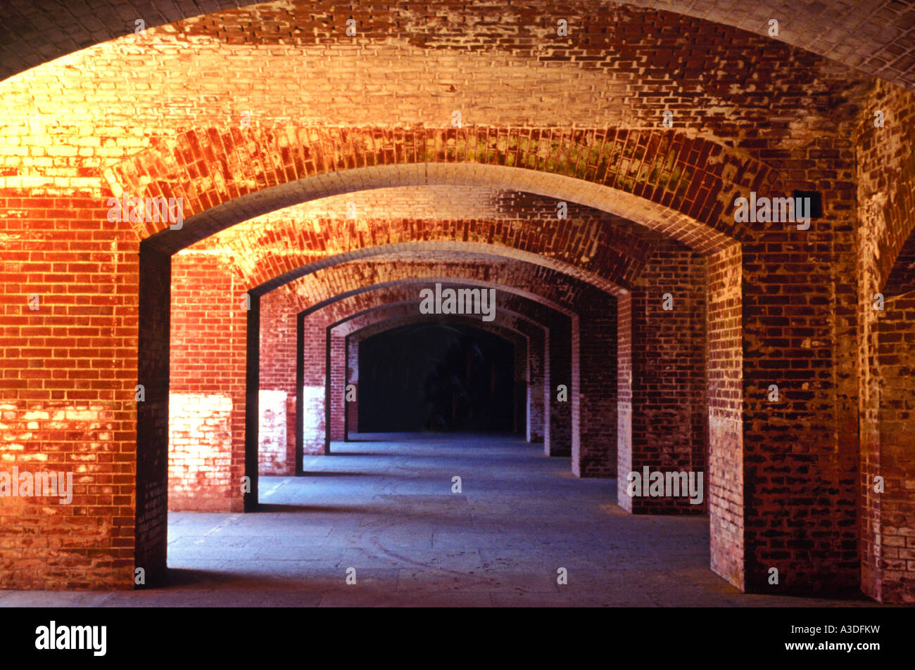 Brick archway fort point hi-res stock photography and images - Alamy