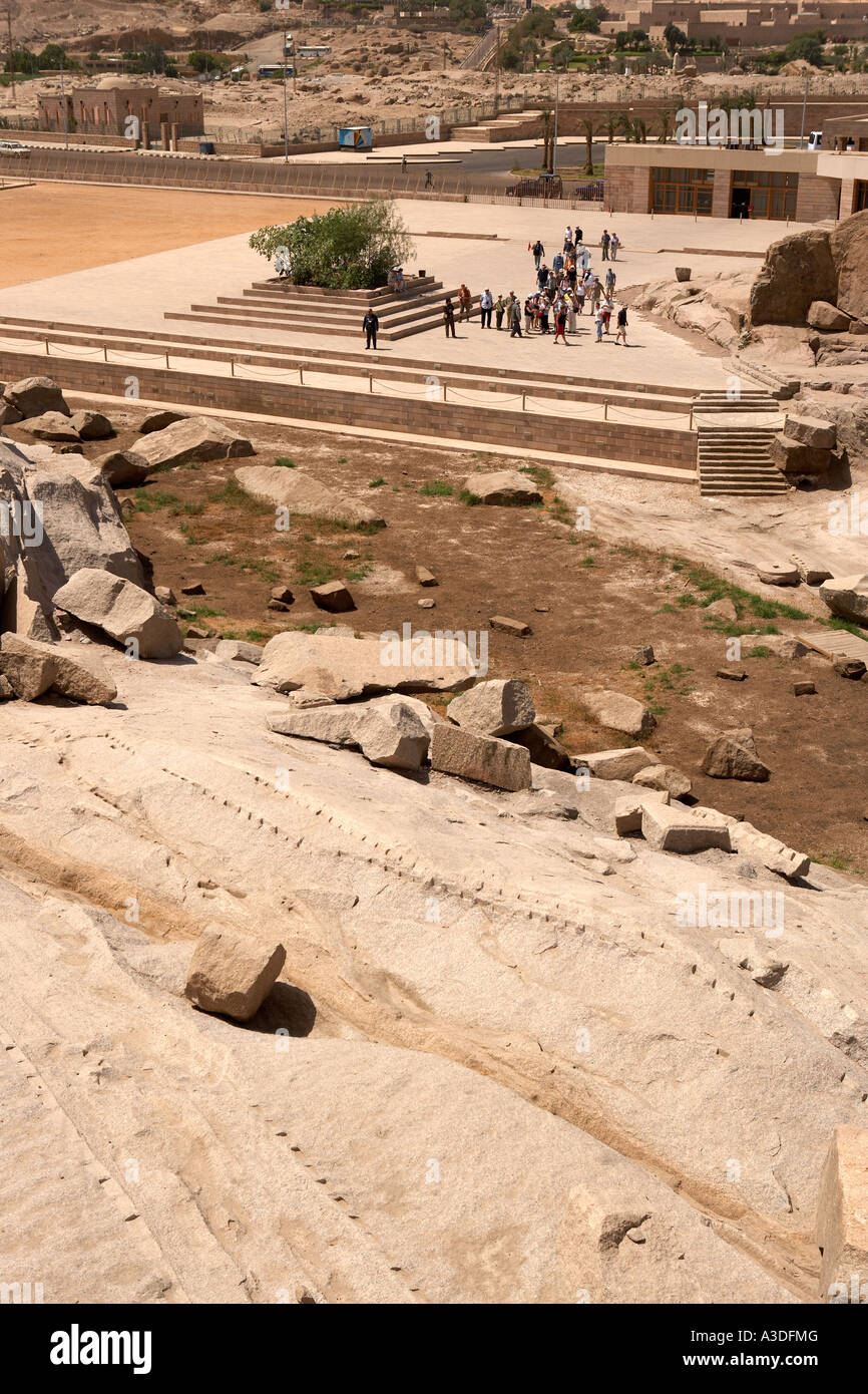 Quarry of the Unfinished Obelisk Aswan Egypt Stock Photo - Alamy