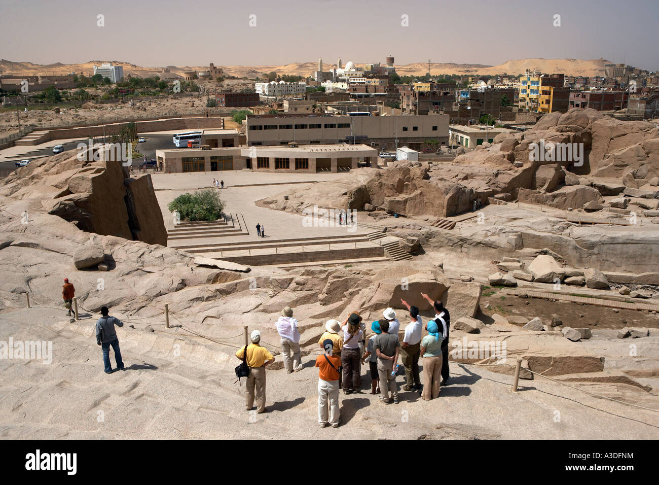 Quarry of the Unfinished Obelisk Aswan Egypt Stock Photo - Alamy
