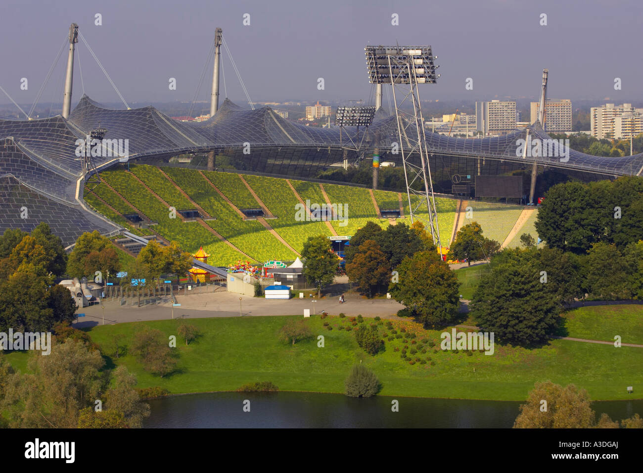 Frei Otto Munich Olympic Park Stock Photos & Frei Otto Munich Olympic ...