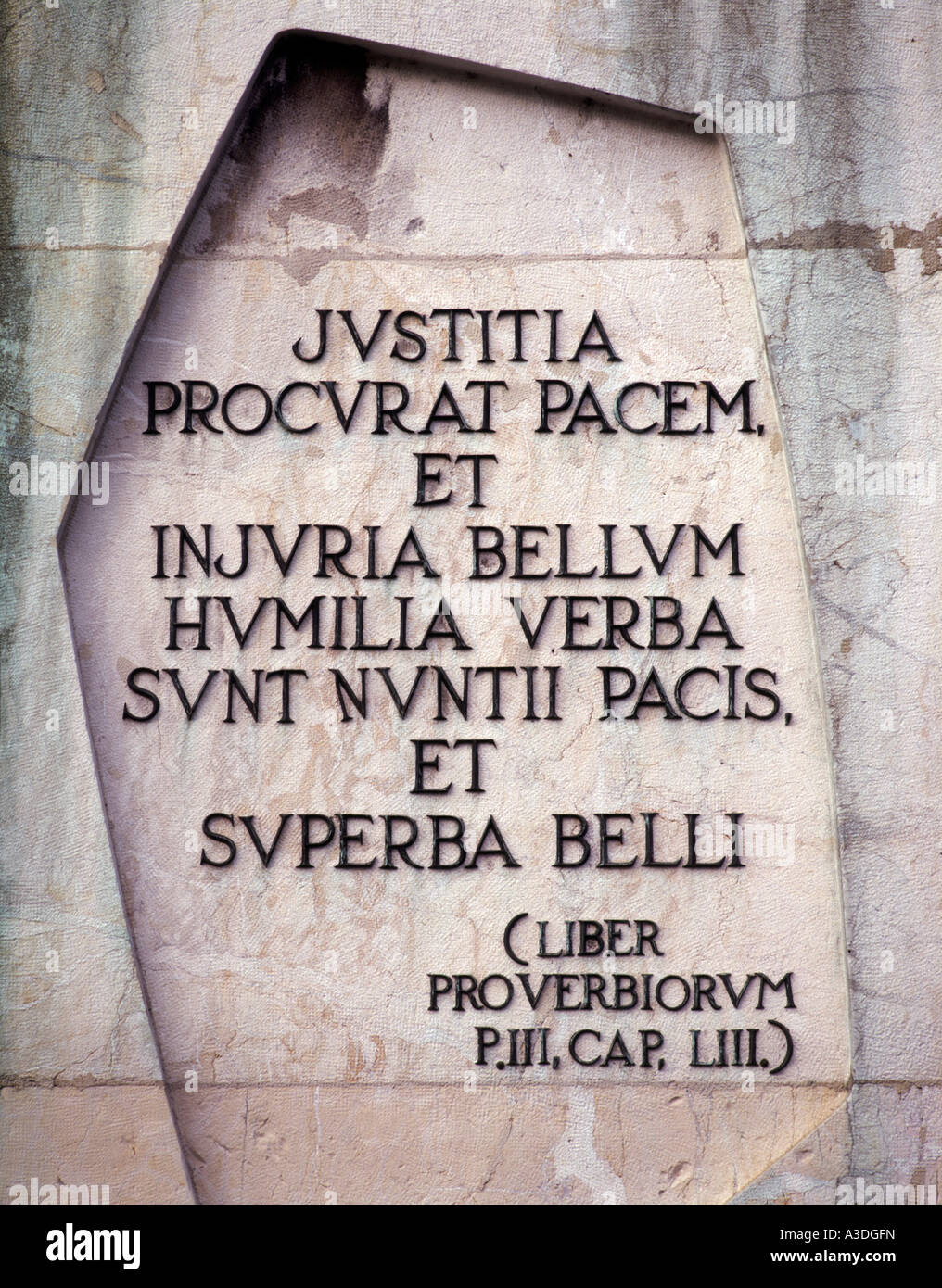 Ramon Llull's monument in Palma de Mallorca. Latin epigraph., Spain ...