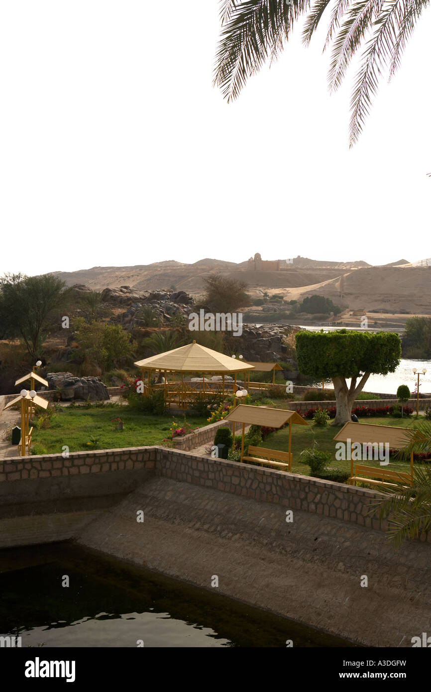 Gardens of Kitchener Island Aswan Egypt Stock Photo - Alamy