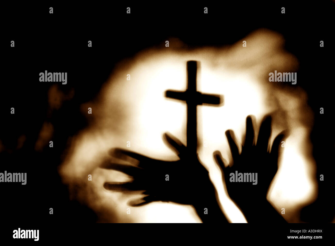 Hands crosses hi-res stock photography and images - Alamy