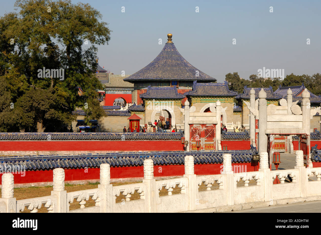 View from the Circular Altar to the Imperial Vault of Heaven, Temple of ...