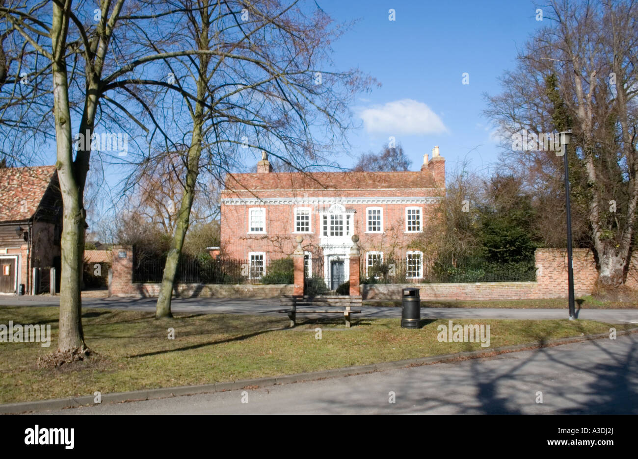 Docwra's Mansion on the Village Green at Shepreth Cambridgeshire famous ...
