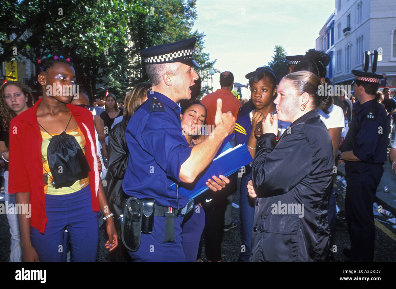 Policeman giving directions hi-res stock photography and images - Alamy