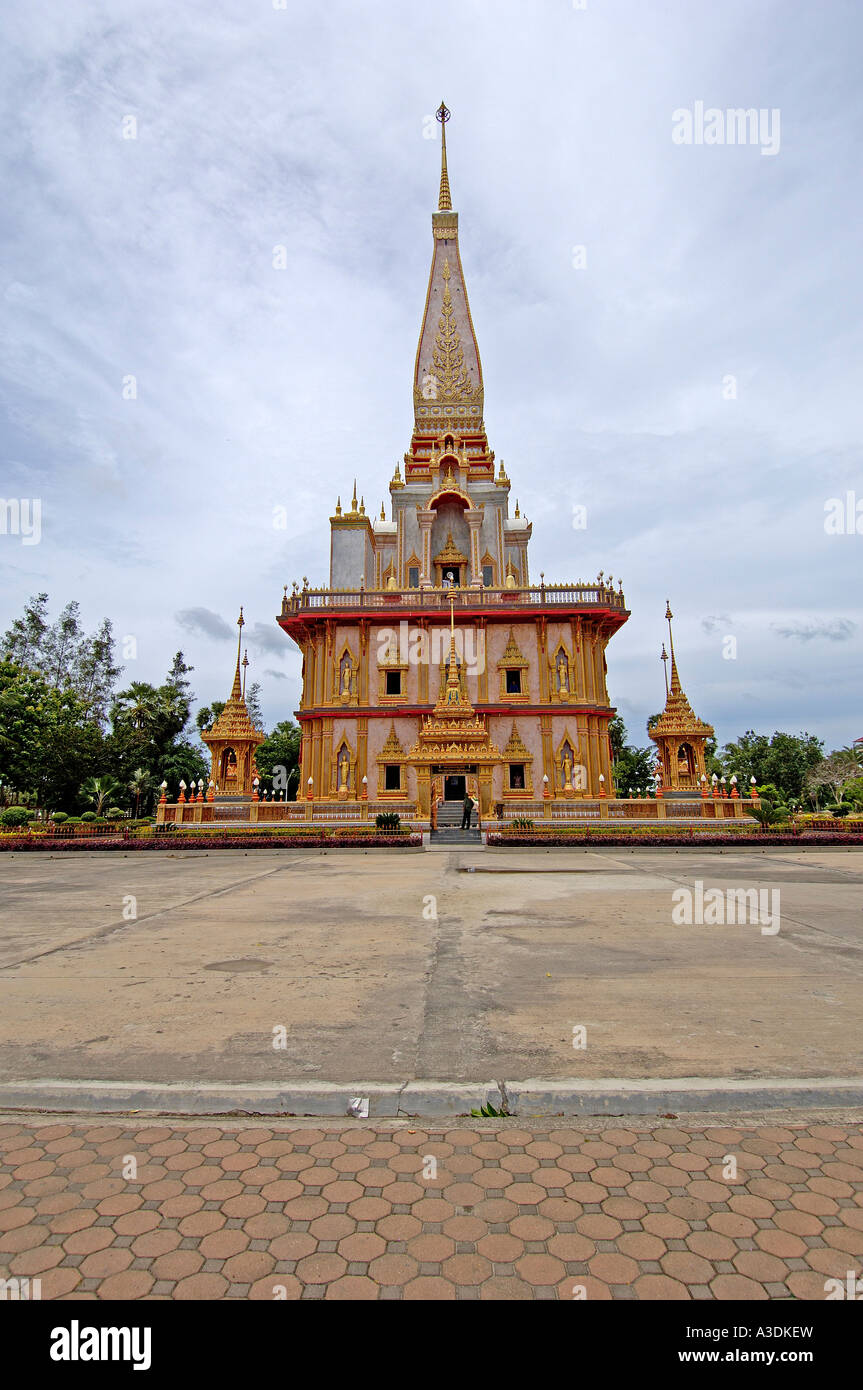 Wat chalong temple in phuket, thailand Stock Photo - Alamy