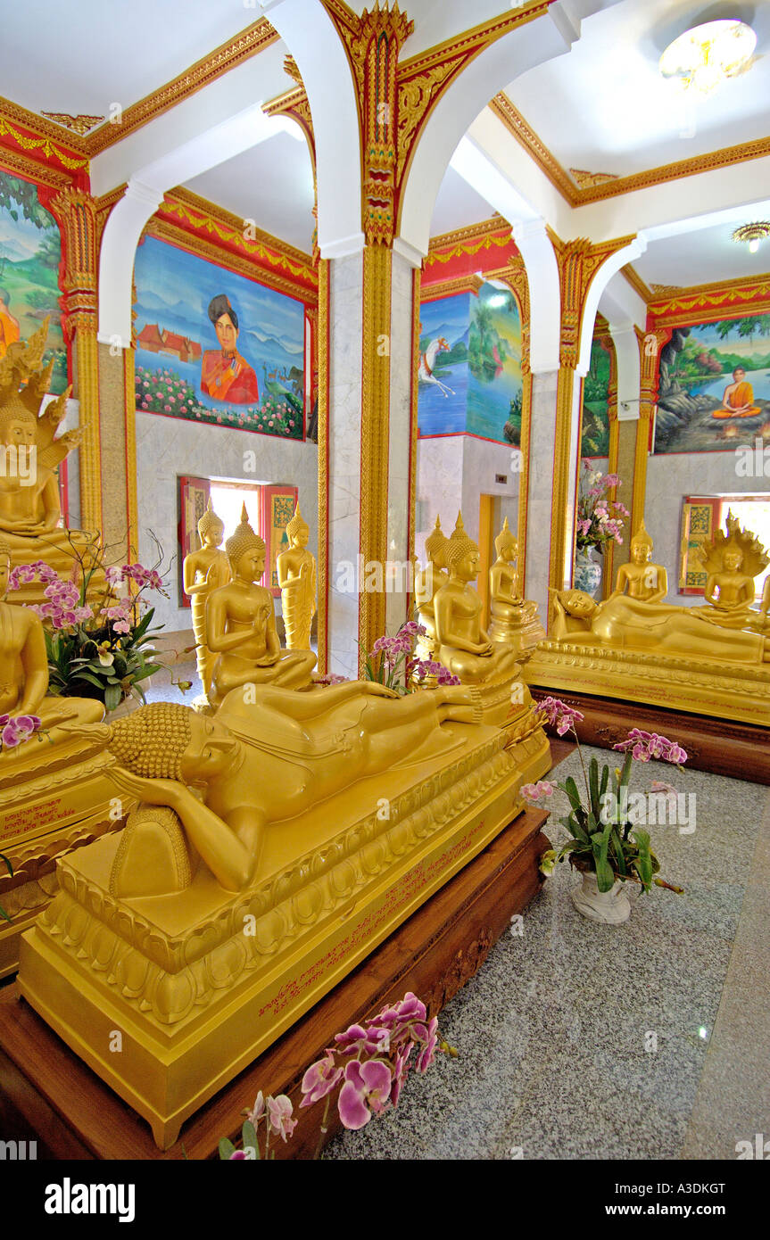 Wat chalong temple in phuket, thailand Stock Photo - Alamy
