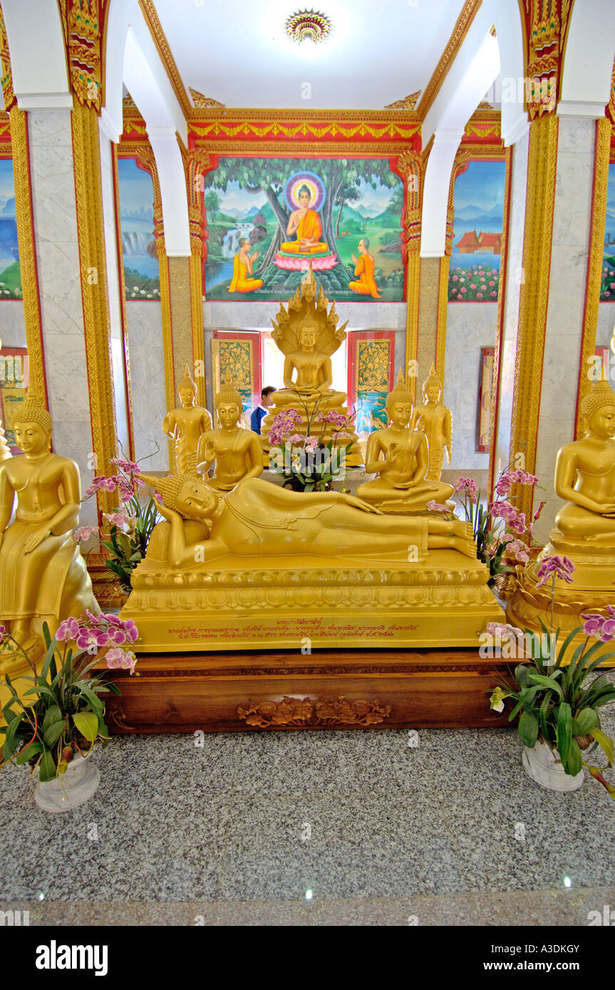 Wat chalong temple in phuket, thailand Stock Photo - Alamy