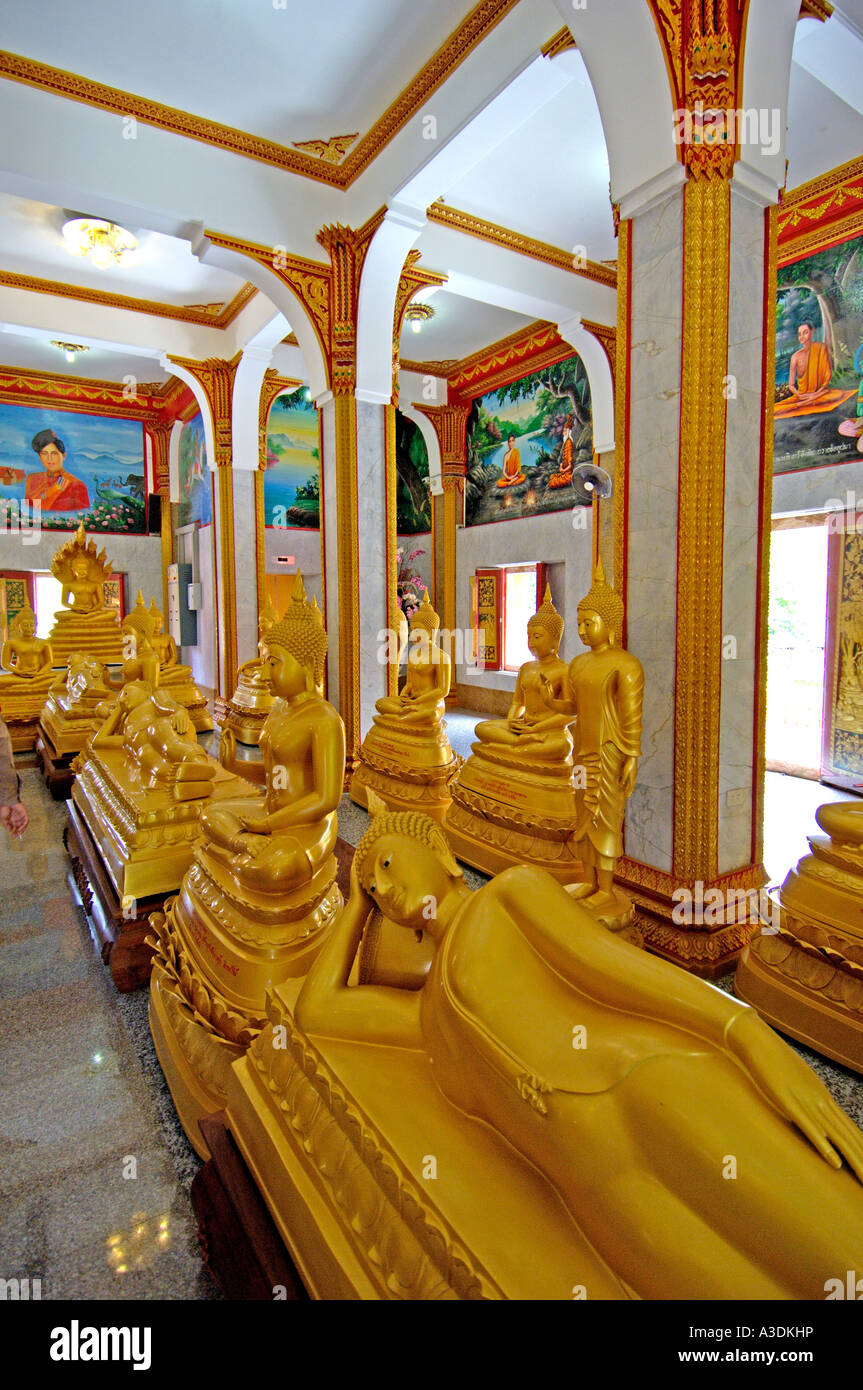 Wat chalong temple in phuket, thailand Stock Photo - Alamy